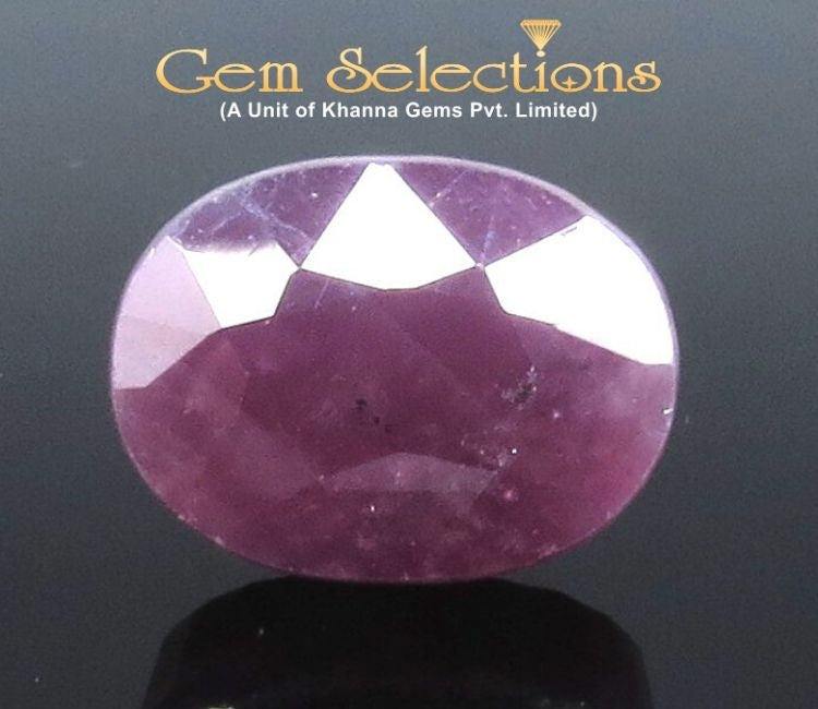 12.09 Ratti Natural Indian Ruby with Govt. Lab Certificate-(1221) | Gem Selections