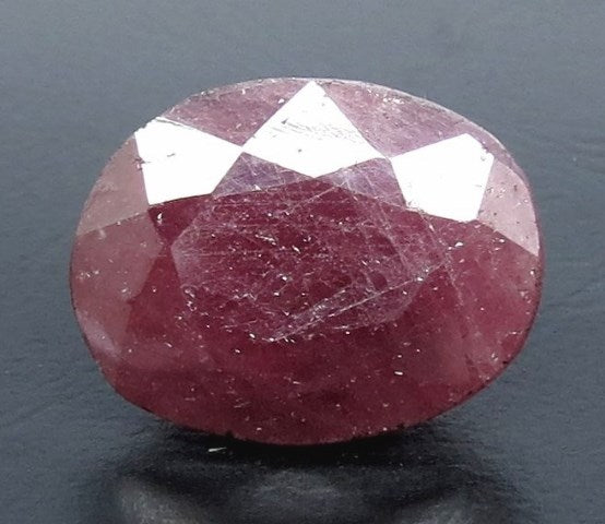 7.56/CT Natural Indian Ruby with Govt. Lab Certificate (1221) – Gem Selections
