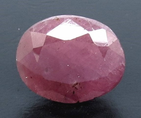 6.71/CT Natural Indian Ruby with Govt. Lab Certificate (1221) – Gem Selections