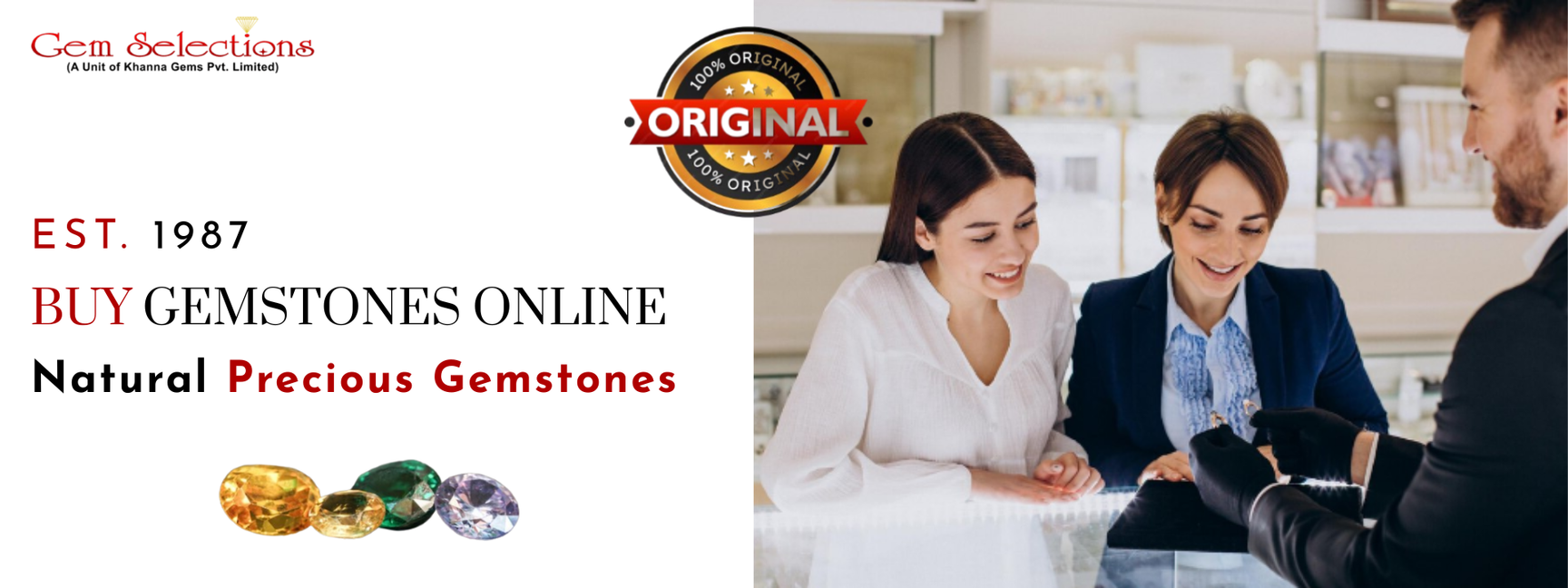 Buy Gemstones Online | Natural Precious Gemstones | Gem Selections