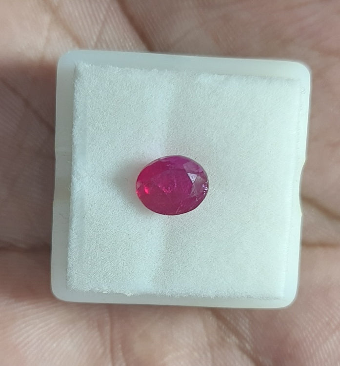 1.970/CT Natural Tajikistan Ruby with IIG Govt. Lab Certificate (16500 ...