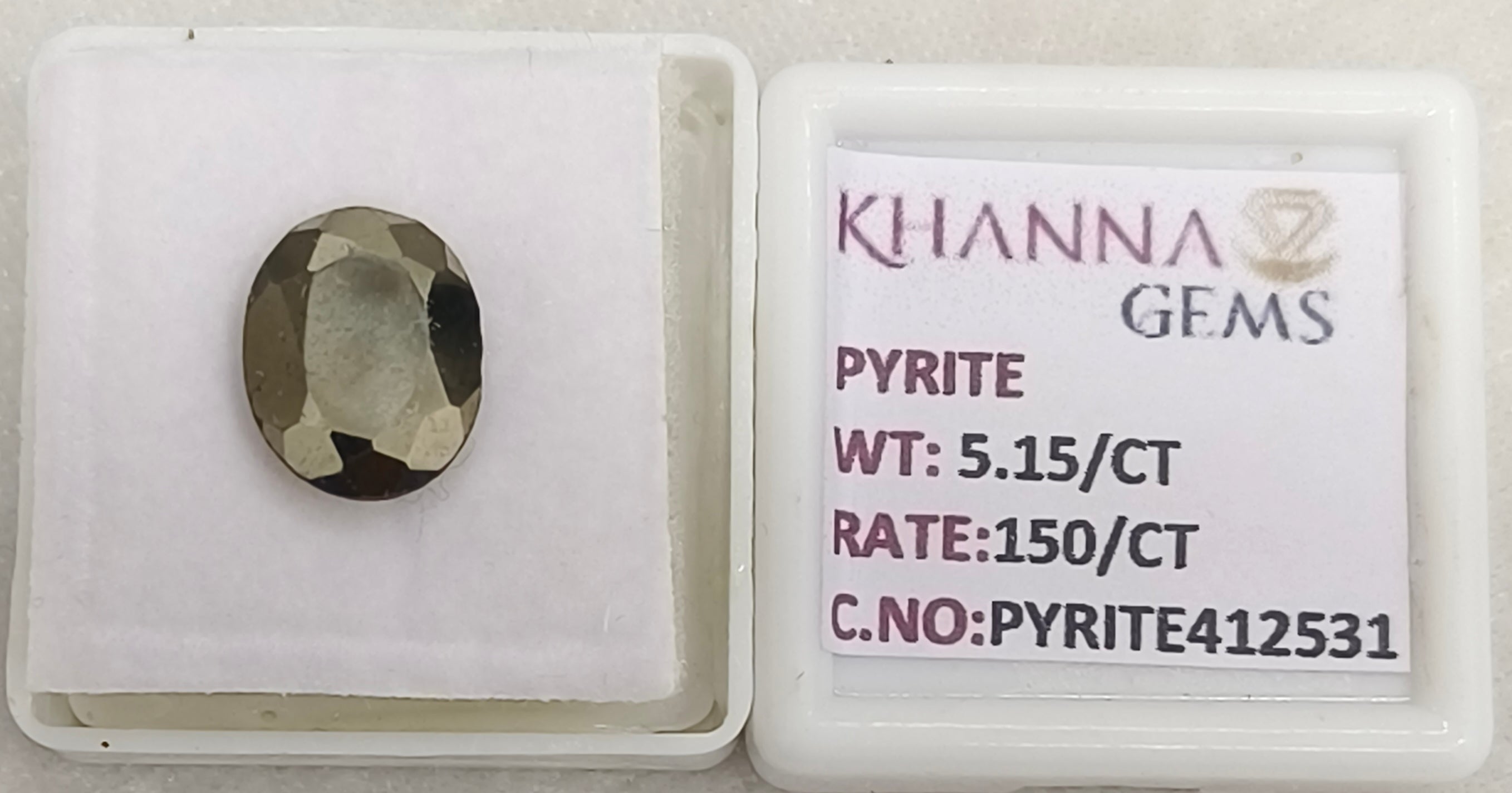 5.15/ CT GOLDEN PYRITE (150) | Gem Selections