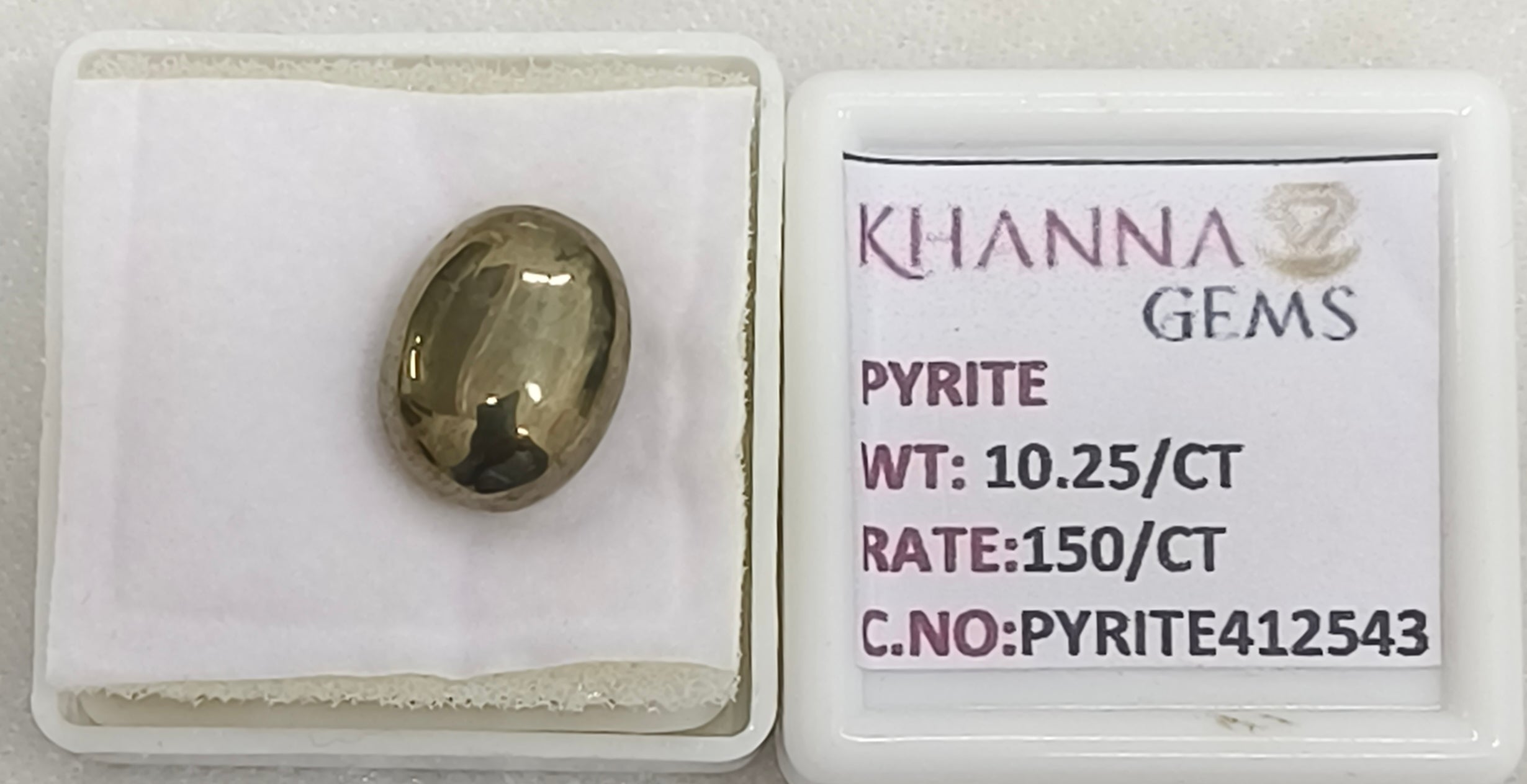 10.25/ CT GOLDEN PYRITE (150) | Gem Selections