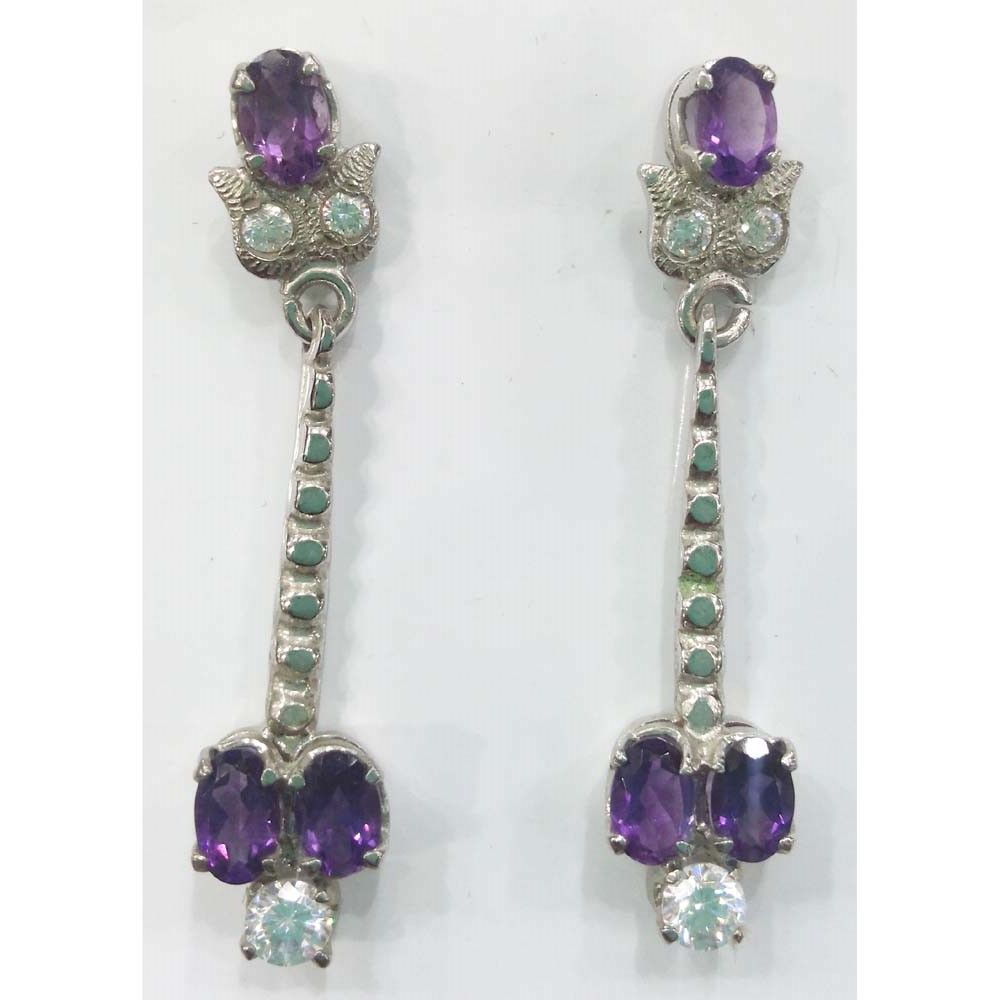 Amethyst Tops : Amethyst Earring – Gem Selections
