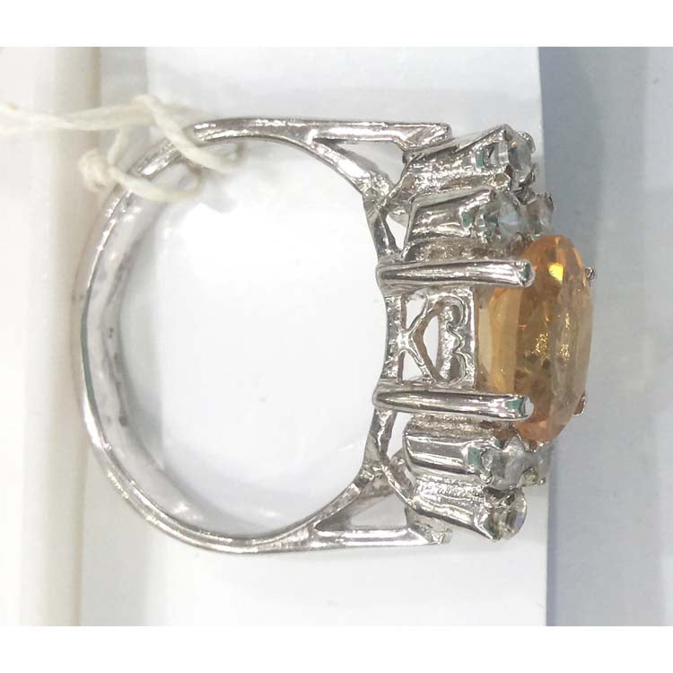 Golden Topaz Ring – Gem Selections