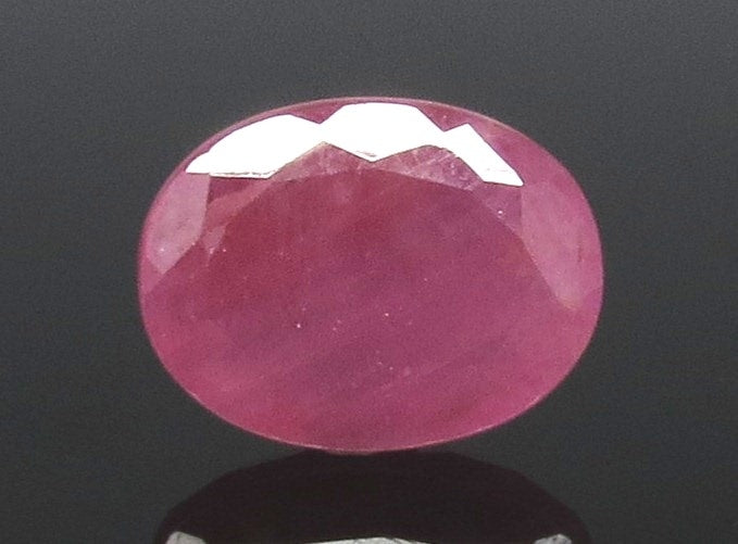 7.41 Ratti Natural Ruby with Govt Lab Certificate-(12210) | Gem Selections