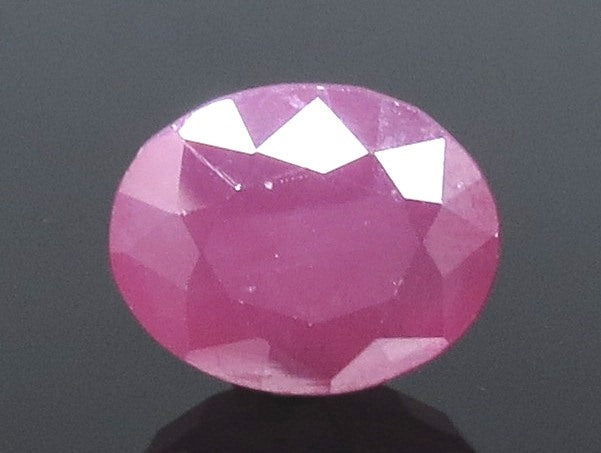 7.52 Ratti Natural Ruby with Govt Lab Certificate-(12210) | Gem Selections
